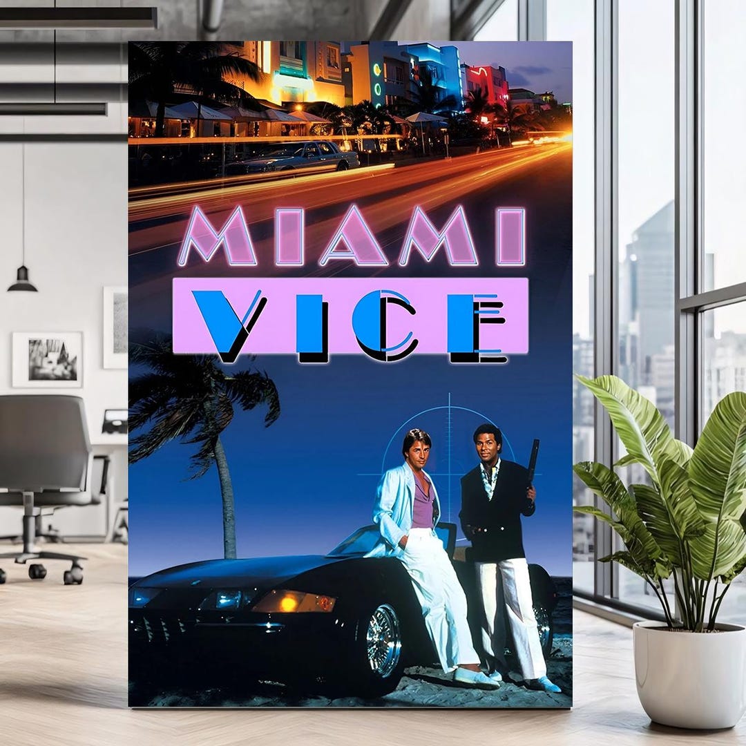 Miami Vice Classic Movie Posters | Canvas Prints | Movie Wall Decor ...