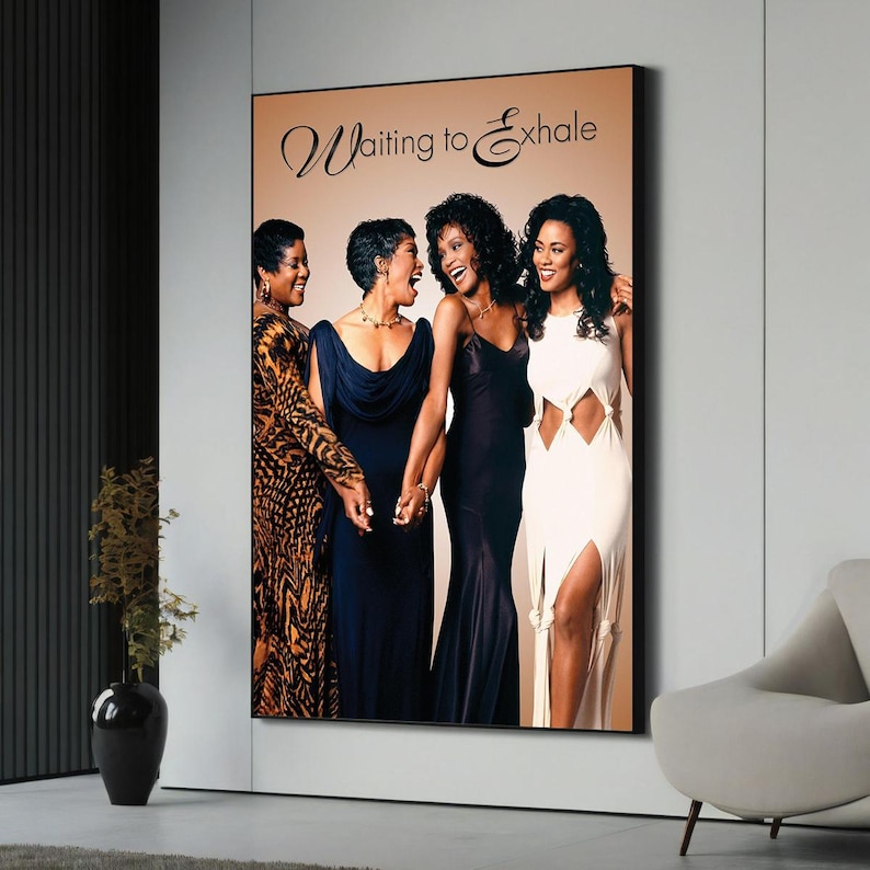 Waiting to Exhale Movie Poster | High-quality Canvas | Home Decor ...