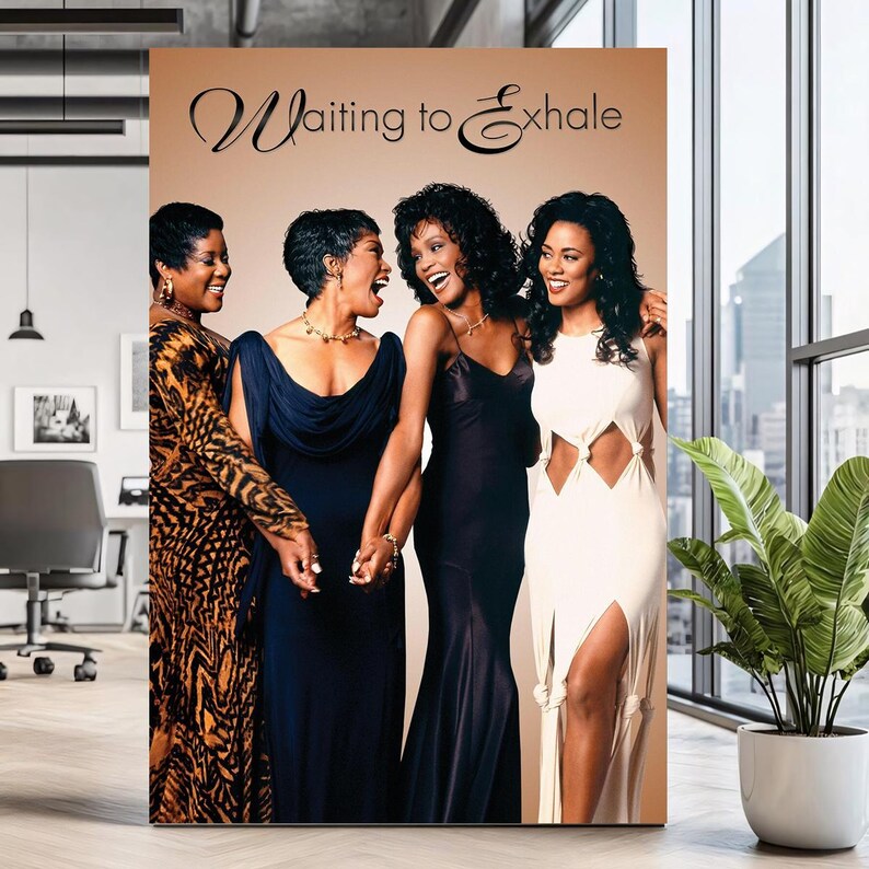 Waiting to Exhale Movie Poster | High-quality Canvas | Home Decor ...
