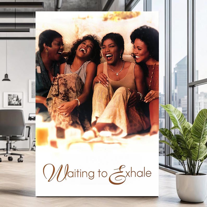 Waiting to Exhale Movie Poster | High-quality Canvas | Home Decor ...