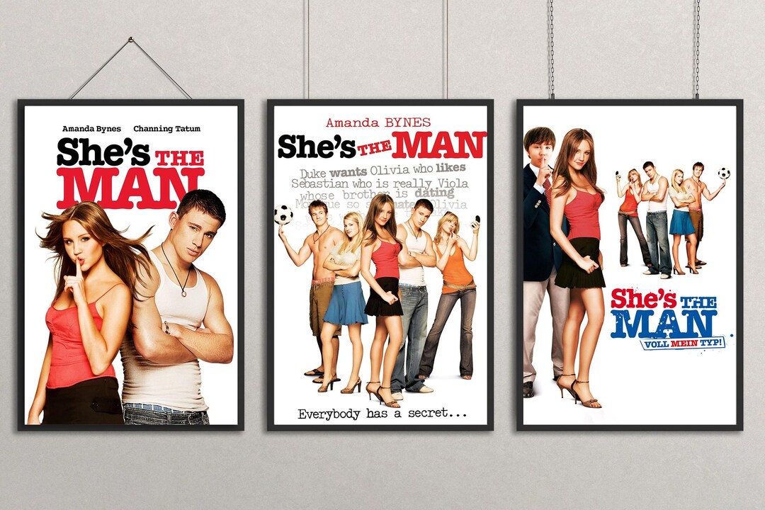 She's the Man Classic Movie Posters | Canvas Prints | Movie Wall Decor ...