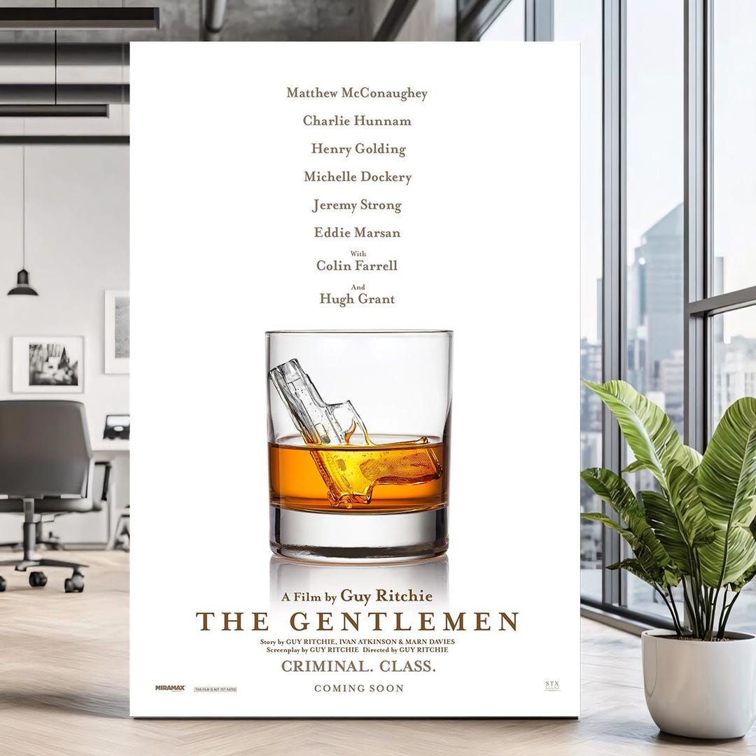 The Gentlemen Movie Posters | Canvas Prints | Movie Wall Decor | Home ...