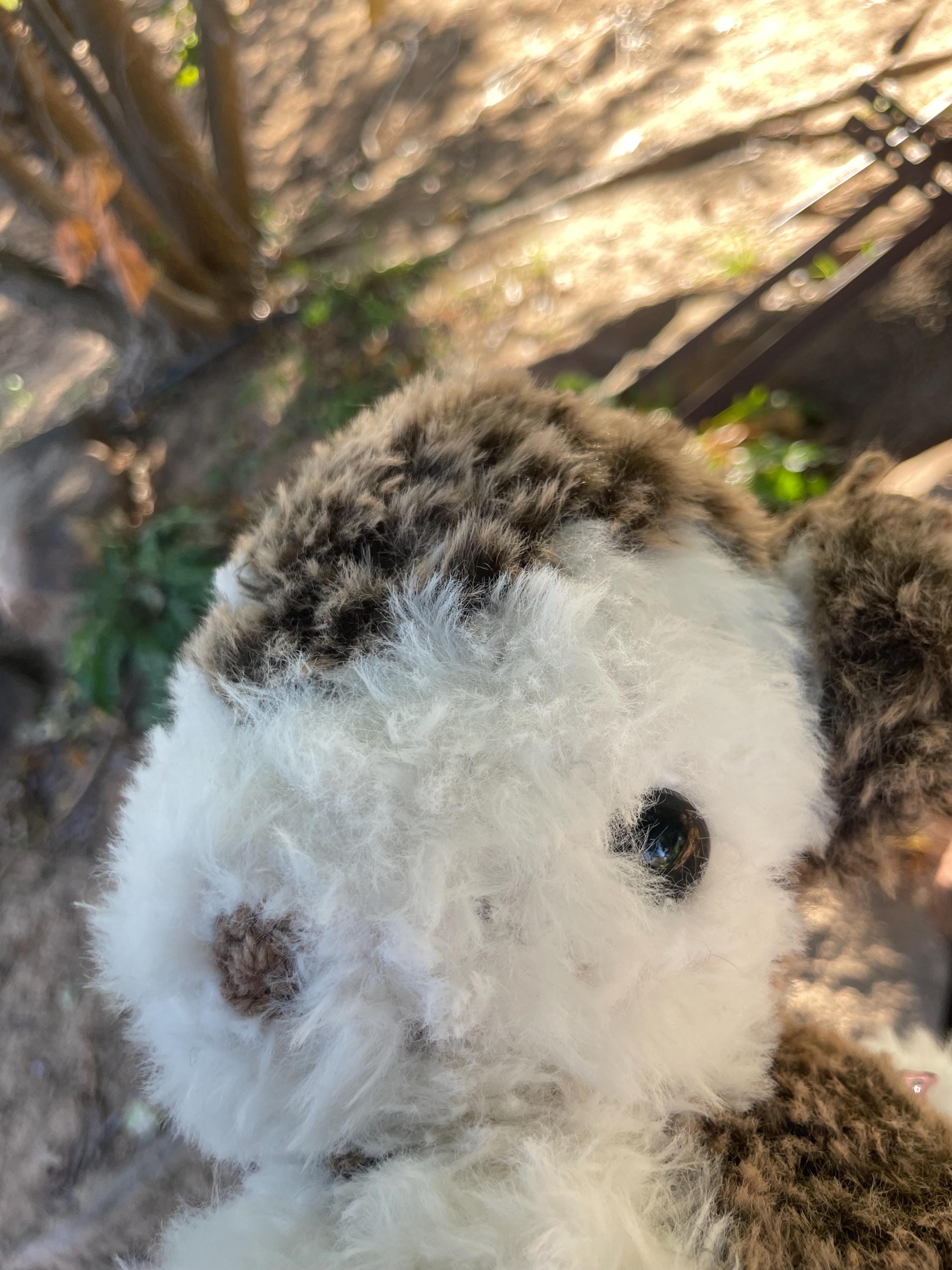 Adorable Fluffy Crochet Baby Deer Fawn Stuffy!