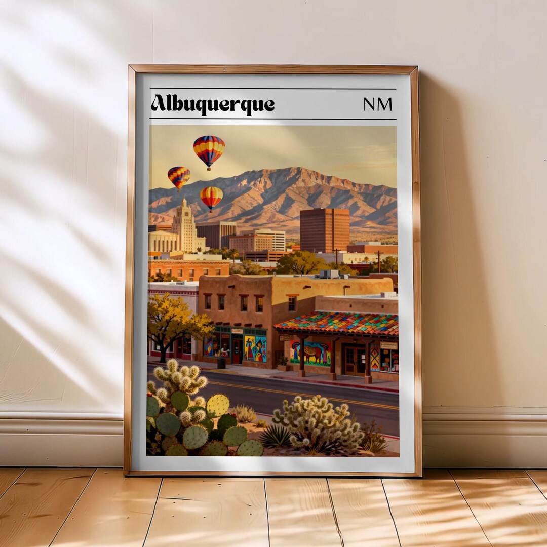 Albuquerque Print, Albuquerque Poster, Albuquerque Wall Art ...