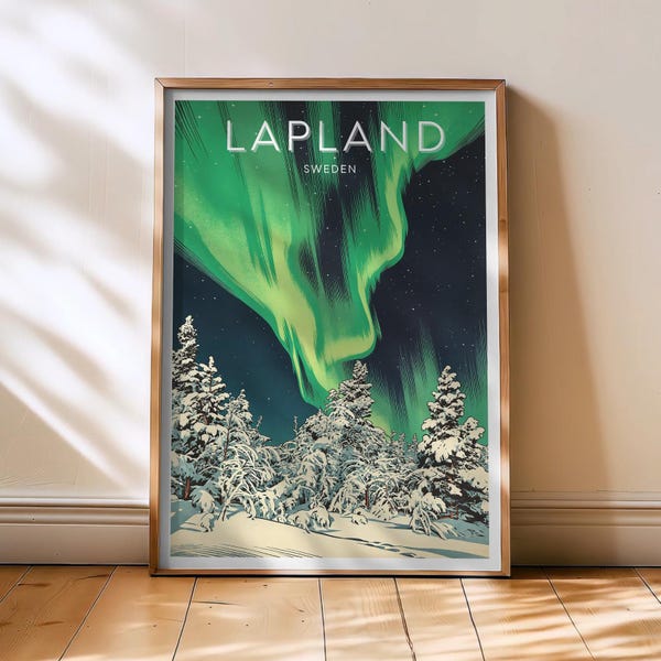 Swedish Lapland Print - Etsy