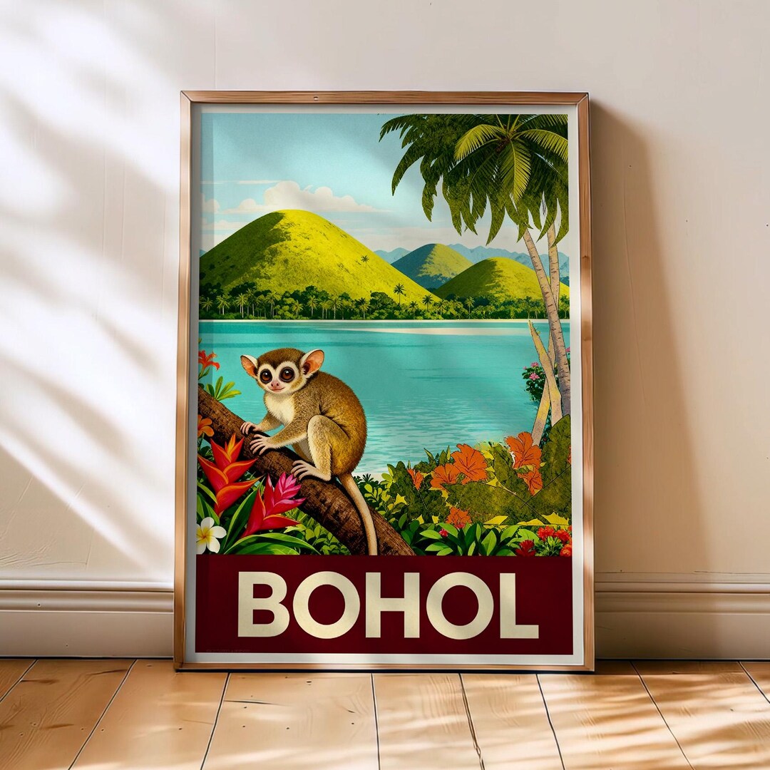 Philippines Poster Print, Bohol Poster, Philippines Print, Bohol Print ...