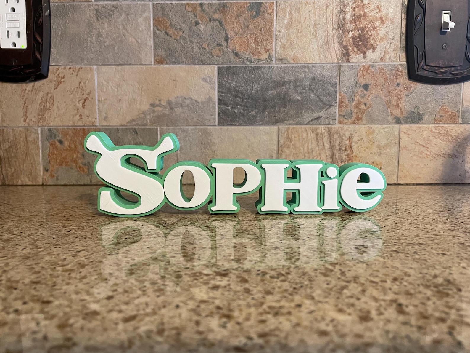 Green Ogre Inspired Name Sign. Great Birthday Gift! - Etsy