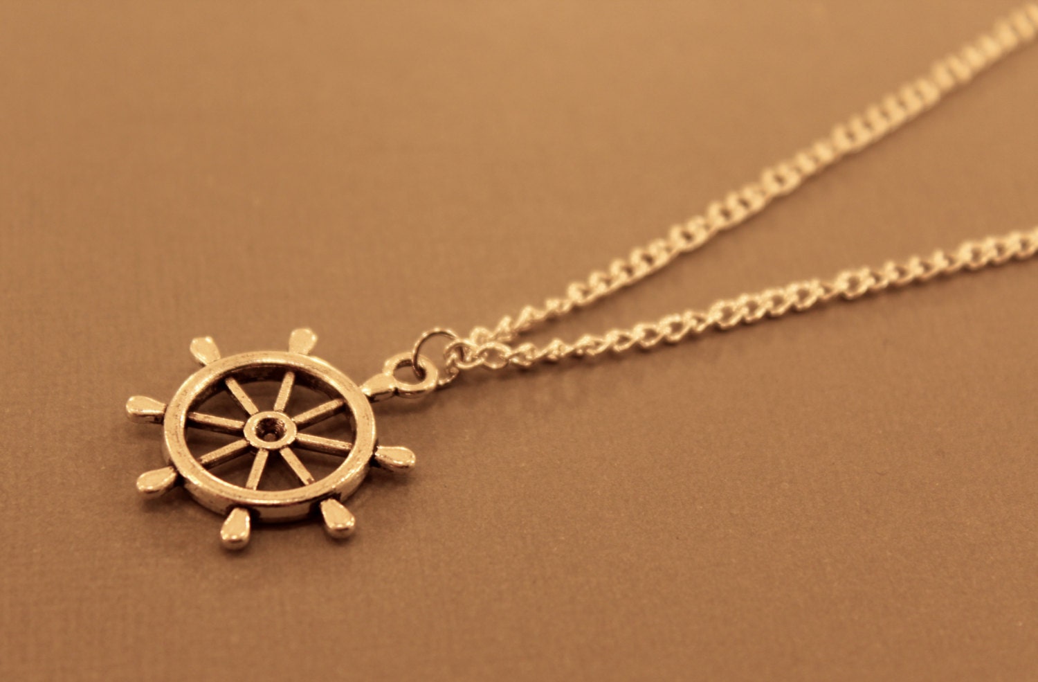 Smooth Sailing: Smooth Sailing Ship Wheel Wish Necklace | Etsy