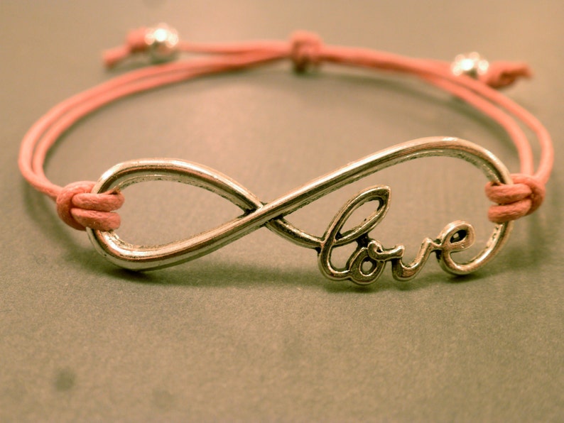 Infinity Love Bracelet: Adjustable Love Bracelet Handwritten | Etsy