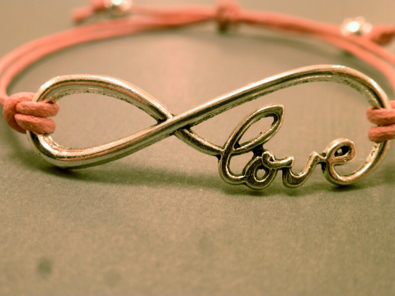 Infinity Love Bracelet: Adjustable Love Bracelet Handwritten | Etsy