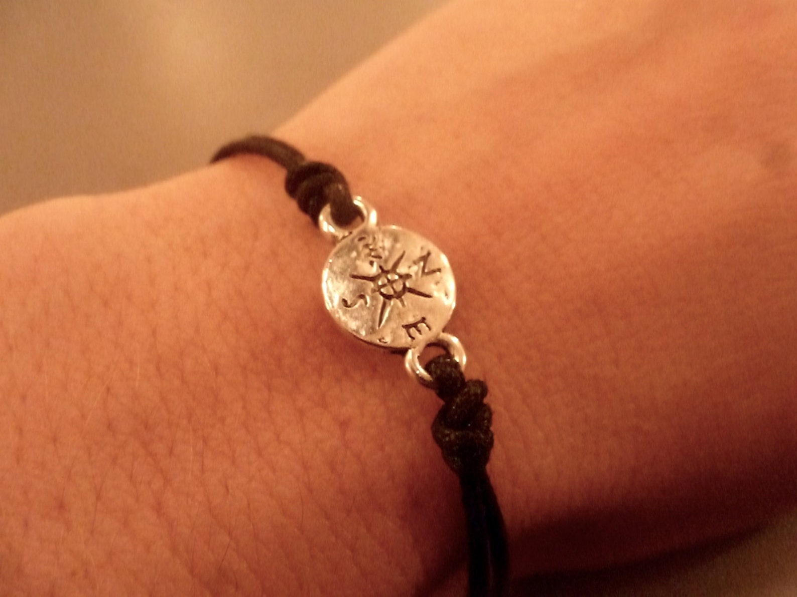 Compass Charm Bracelets: Lost Without You Compass Bracelet - Etsy