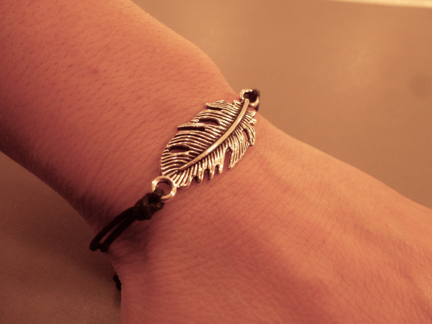 Feather Bracelet: Birds of a Feather Adjustable Bracelet - Etsy Canada