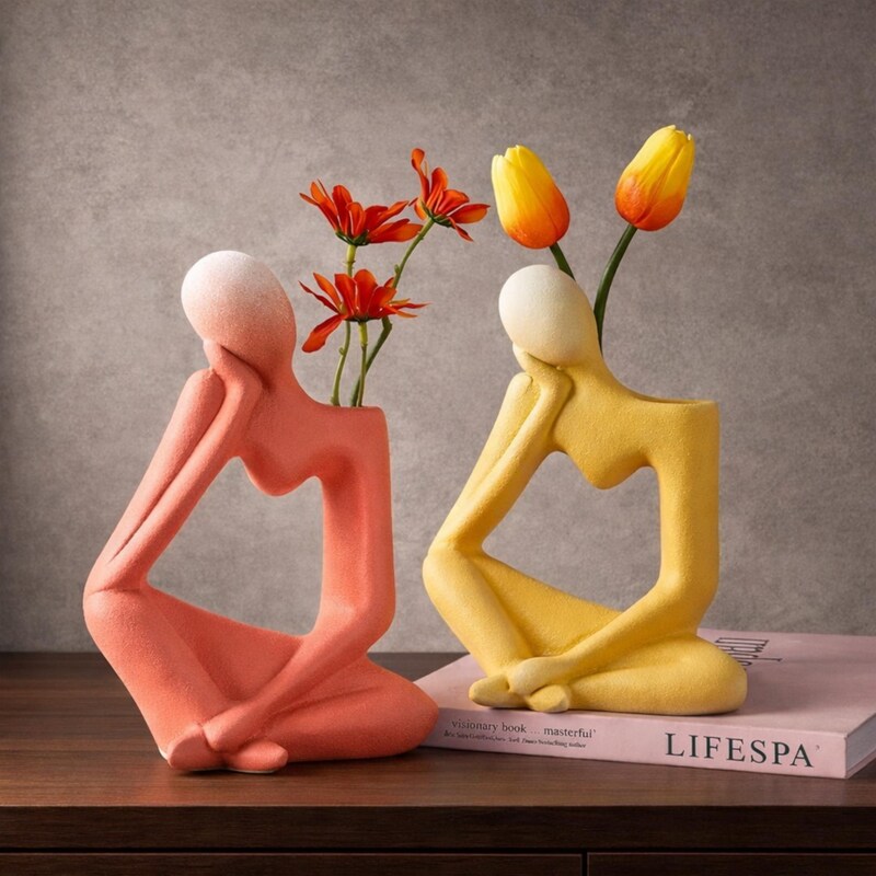 Abstract Face Vase - Etsy