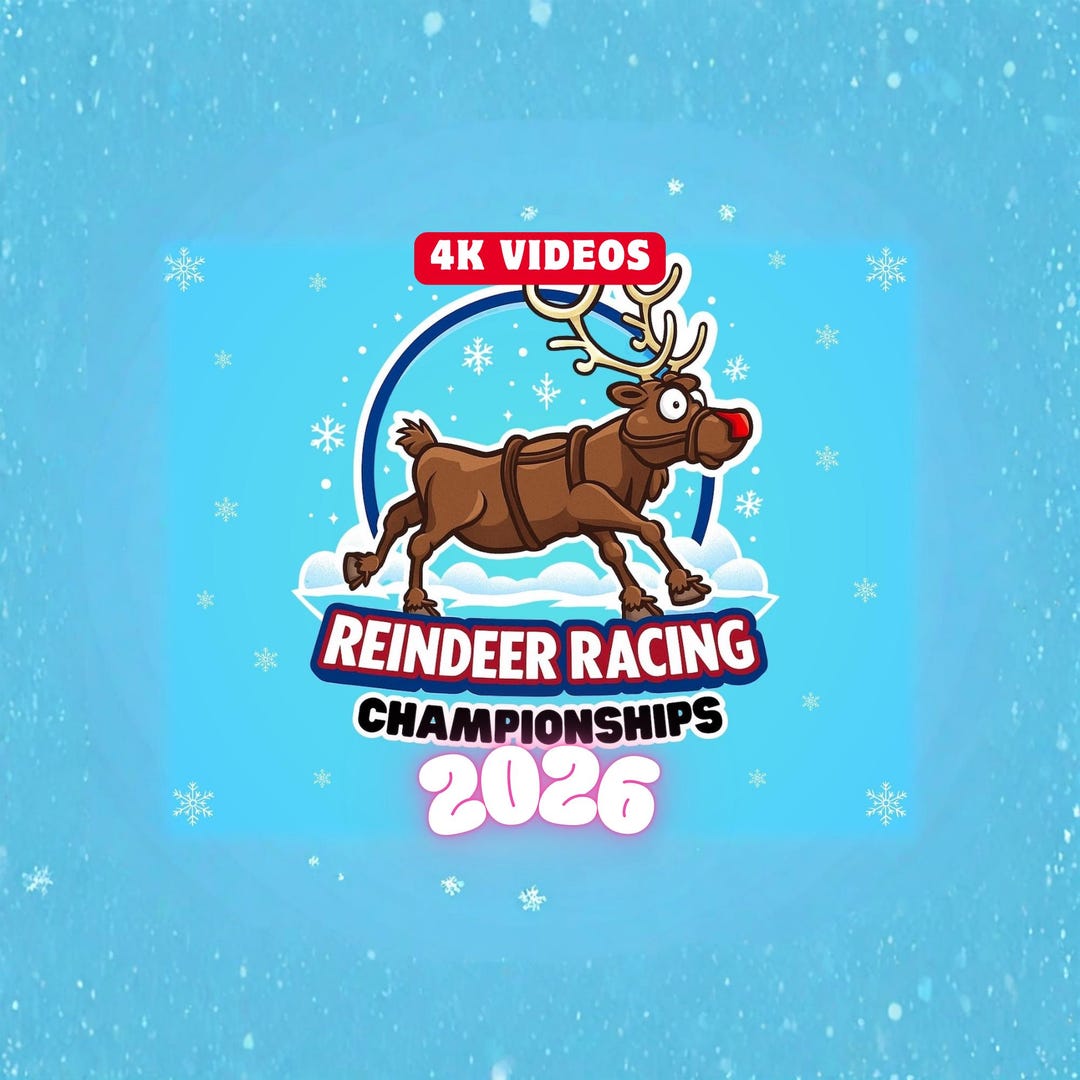 Reindeer Racing 2026 Christmas Game: Virtual Party Game (digital ...