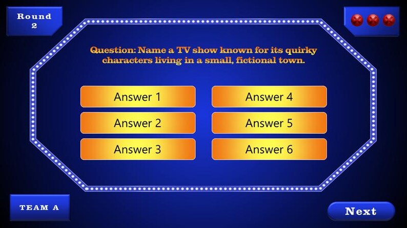 Friendly Feud Party Game | Printable Trivia PDF Digital Download - Etsy