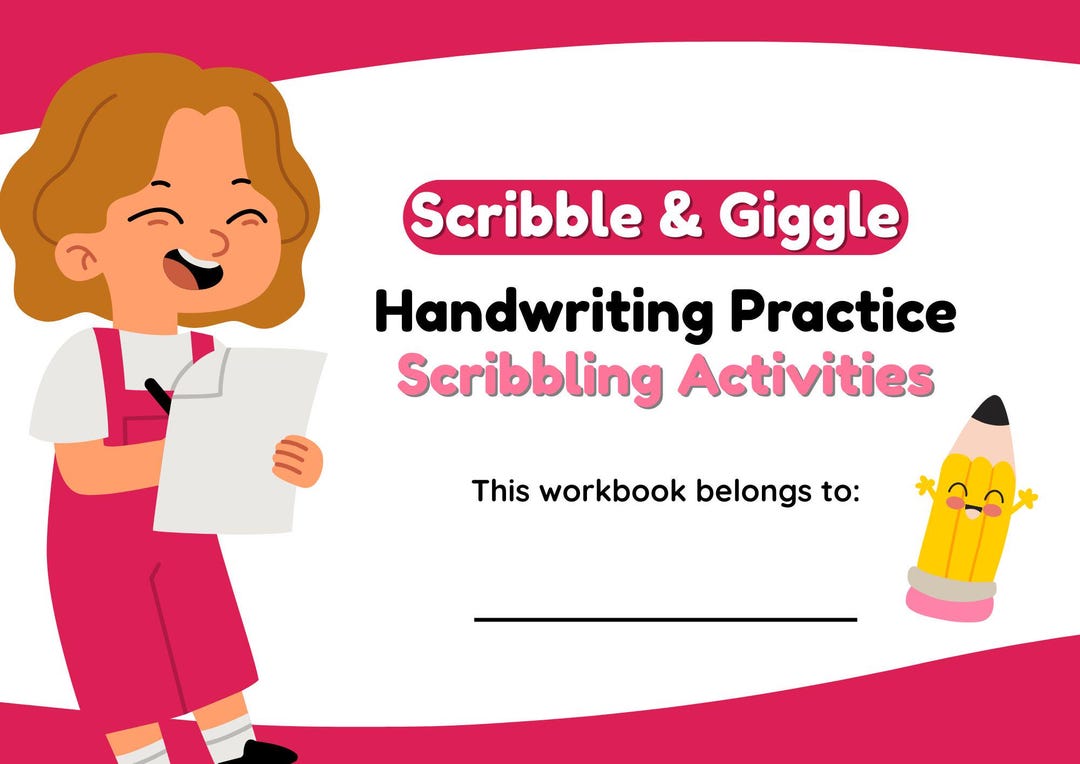 15 Printable Preschool Scribble Worksheets | Fine Motor, Early Writing ...