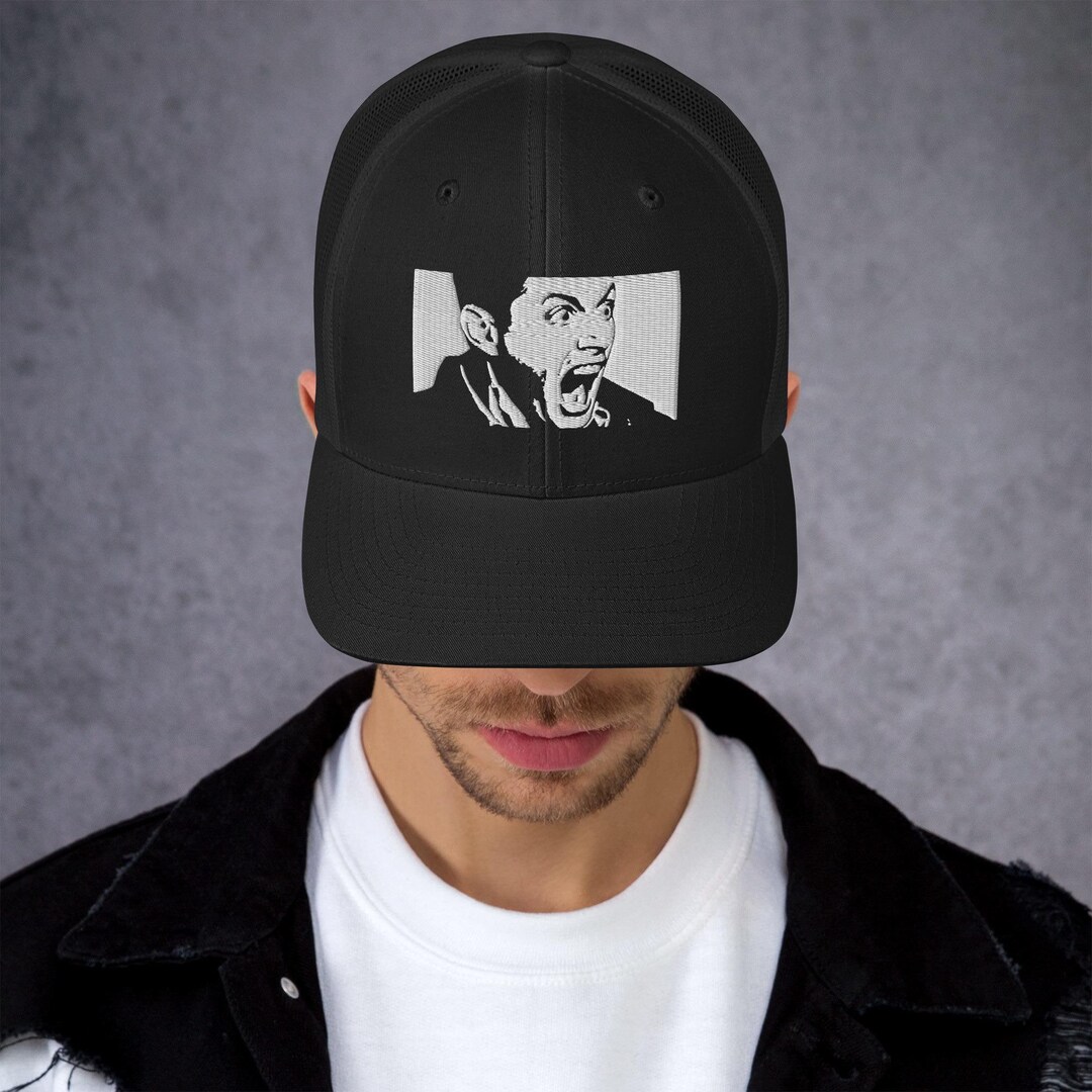 That Was Scary Scream Hat | Supernatural Embroidered Trucker Cap ...