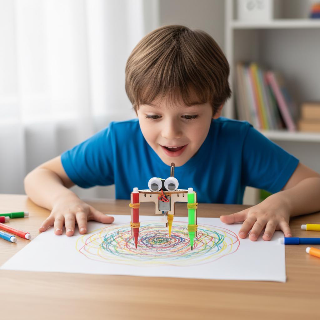 DIY Graffiti Robot Model – Science Toy, Educational Gift, Birthday ...