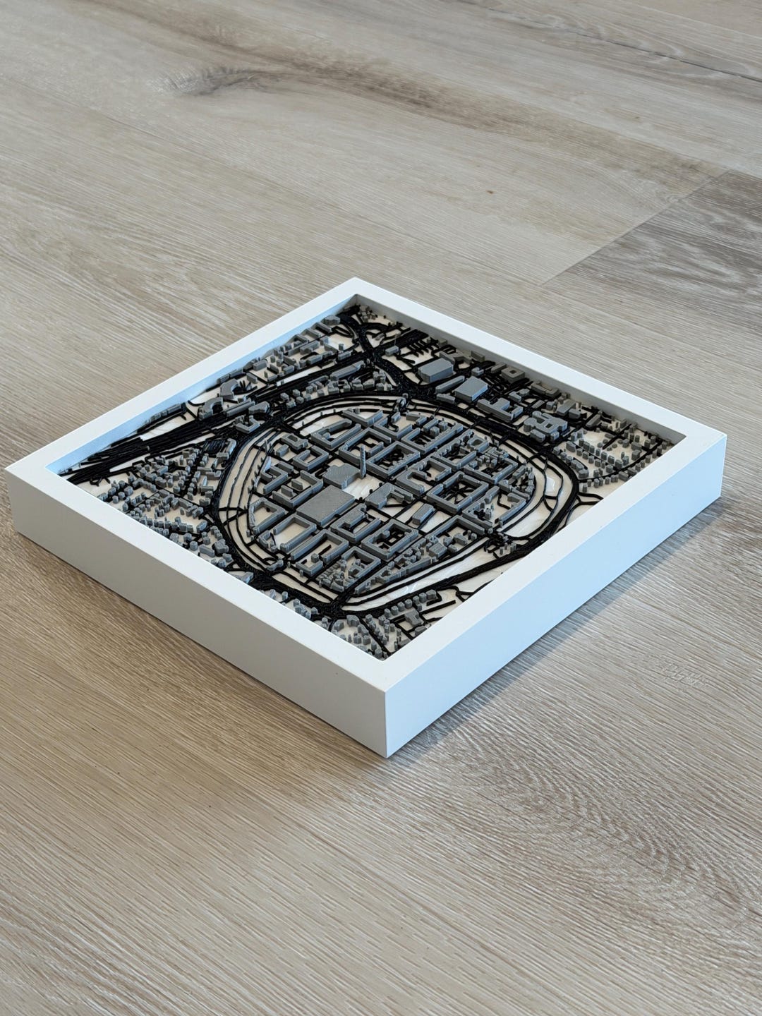 3D City Map of Neubrandenburg – Detailed 3D Topography | City Center ...