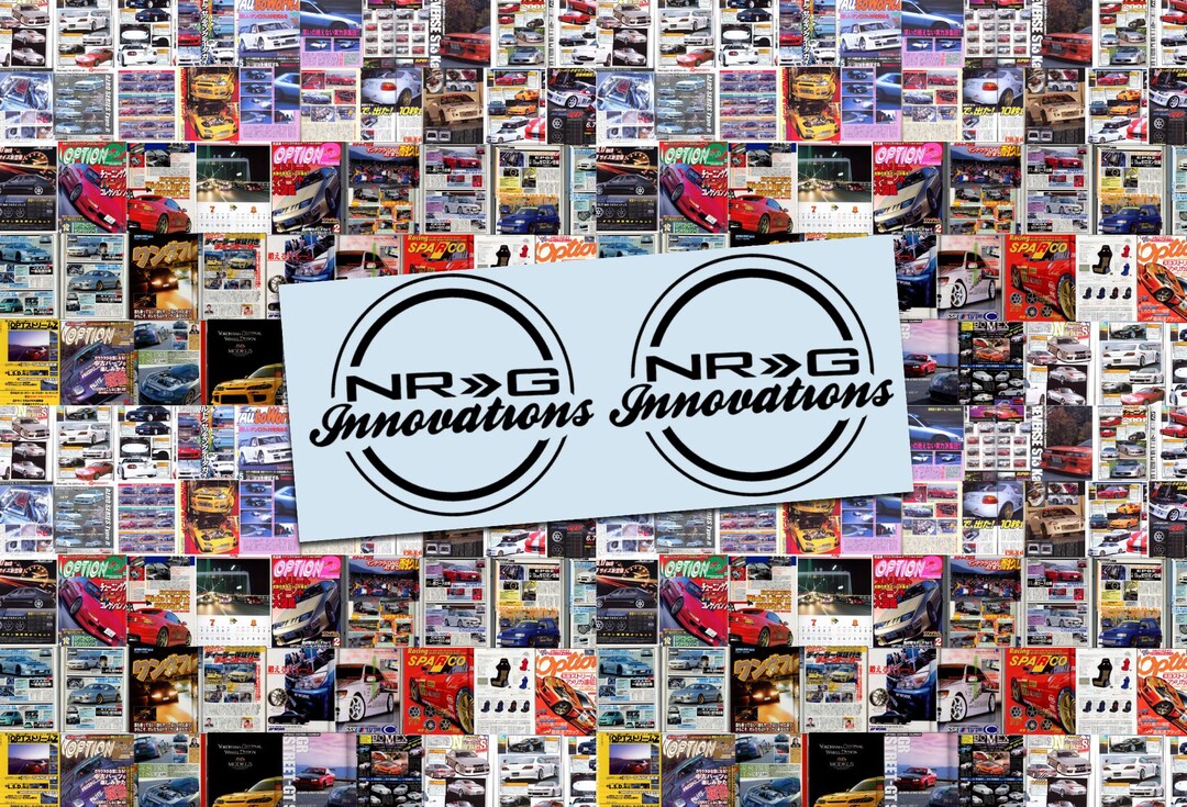 NRG Innovation Decal Pack 2 – Japanese JDM Racing - Vinyl Sticker Decal ...