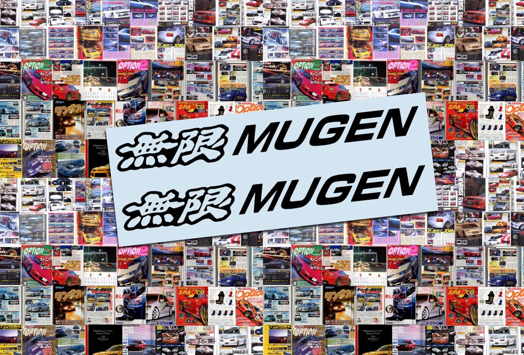 MUGEN Honda Decal Pack 2 – Japanese JDM Racing - Vinyl Sticker Decal - Etsy