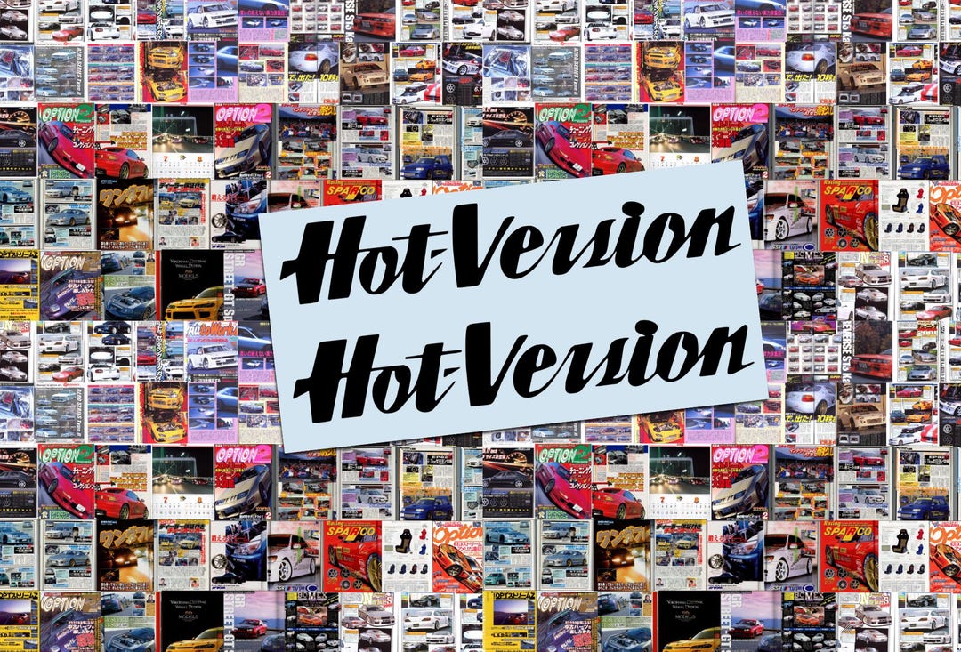 Hot Version Decal Pack 2 – Japanese JDM Racing - Vinyl Sticker Decal - Etsy