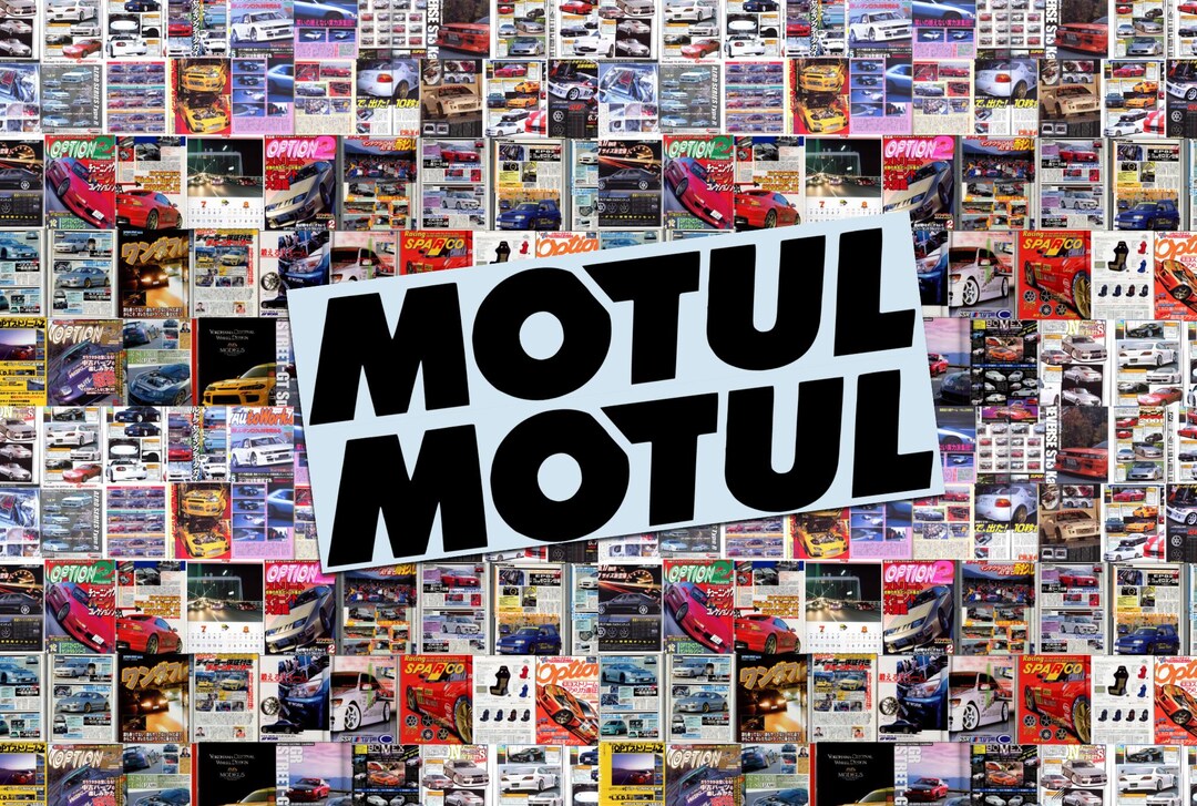 MOTUL Oil Decal Pack 2 – Japanese JDM Racing - Vinyl Sticker Decal - Etsy