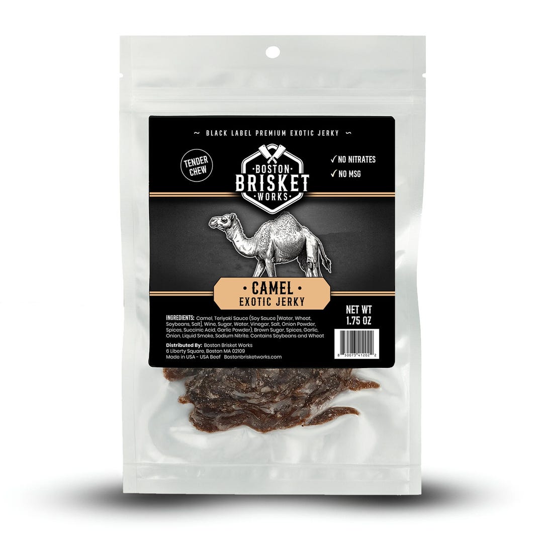Camel Jerky – Exotic Wild Game Snack | Gift for Him | Gifts for Men ...
