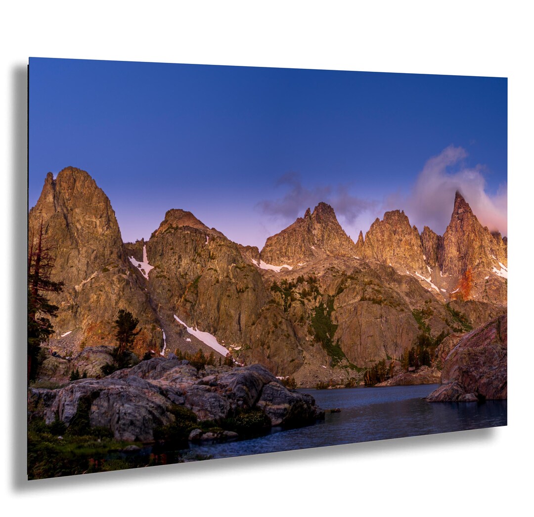 Minarets Sierra Nevada Photography Print California Mountain Wall Art ...