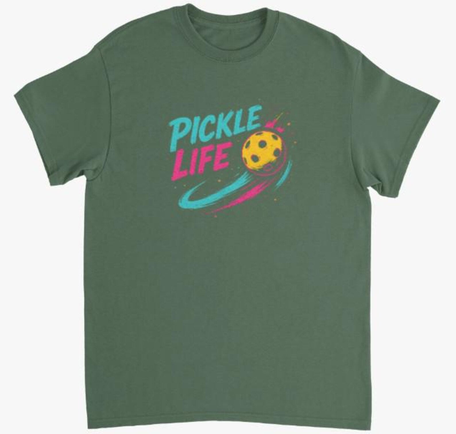 Pickle Life Pickleball T-shirt | Retro Graphic Tee for Pickleball ...
