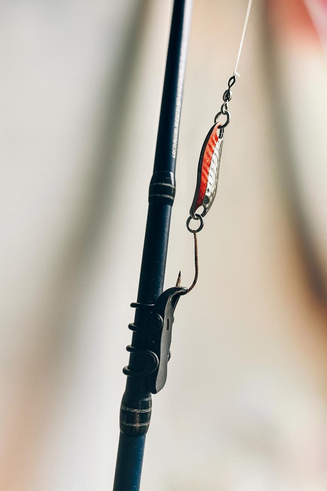 Fishing Rod Hook Keeper Clip | Rod Mounted Line & Hook Holder | Fishing ...
