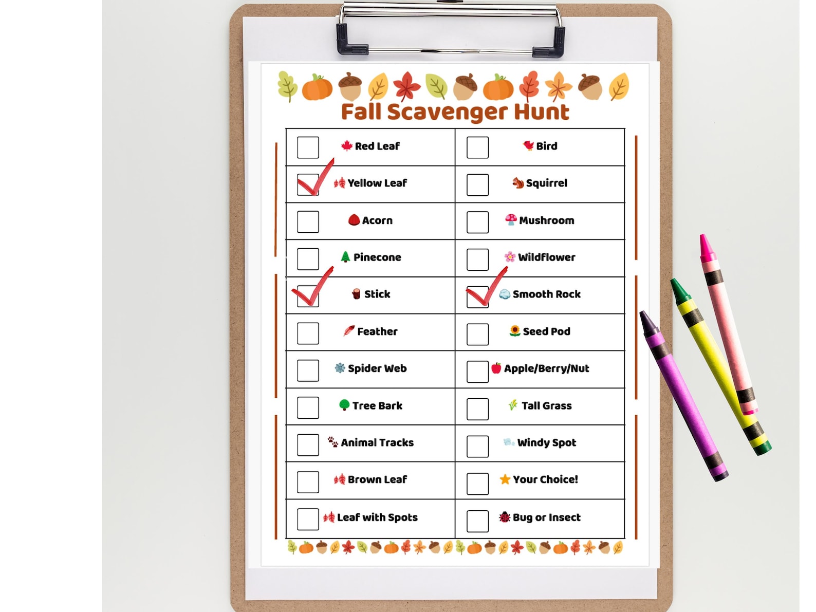 Outdoor Seasonal Scavenger Hunt Bundle for Kids: Spring, Summer, Fall ...