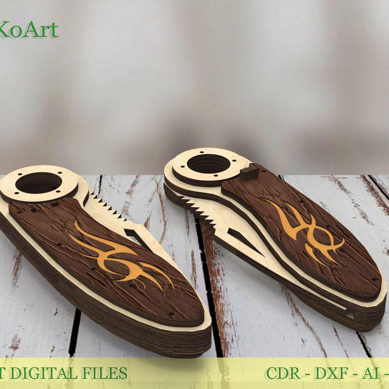 Karambit Template - Etsy