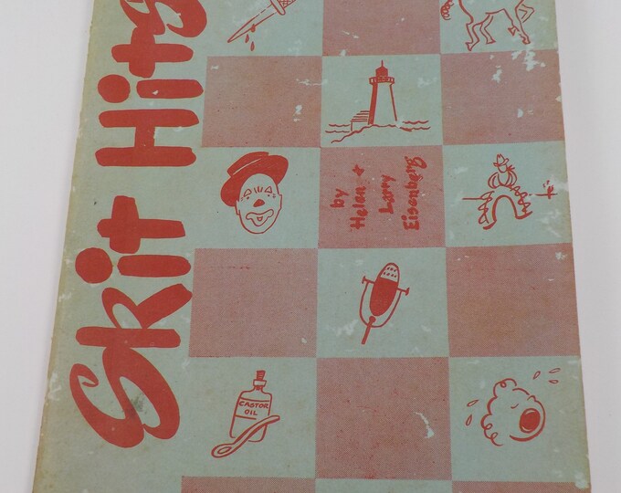 1950's Book Titled Skit Hits for Opening Lines in Plays - Etsy