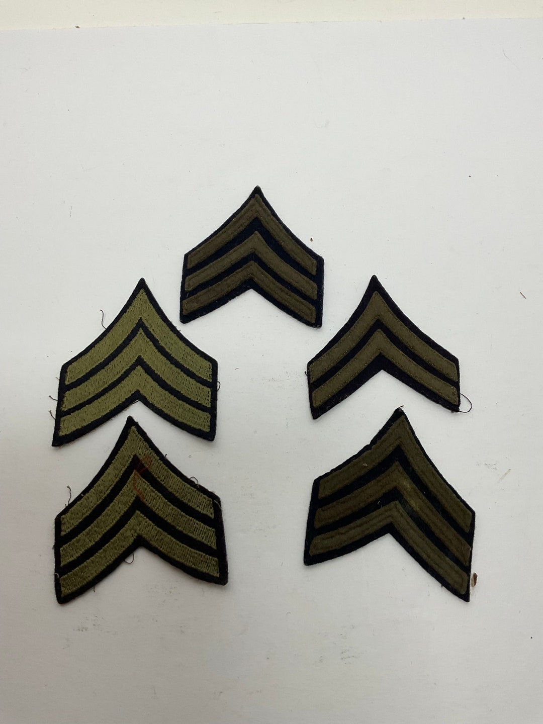 Lot of Five US Army Uniform Rank Patches Some Wool PA 81 - Etsy