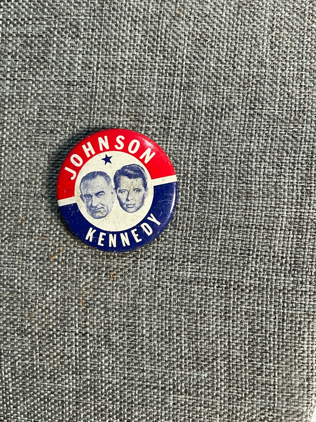 Original Kennedy Johnson JFK Kennedy for President Pin Button - Etsy