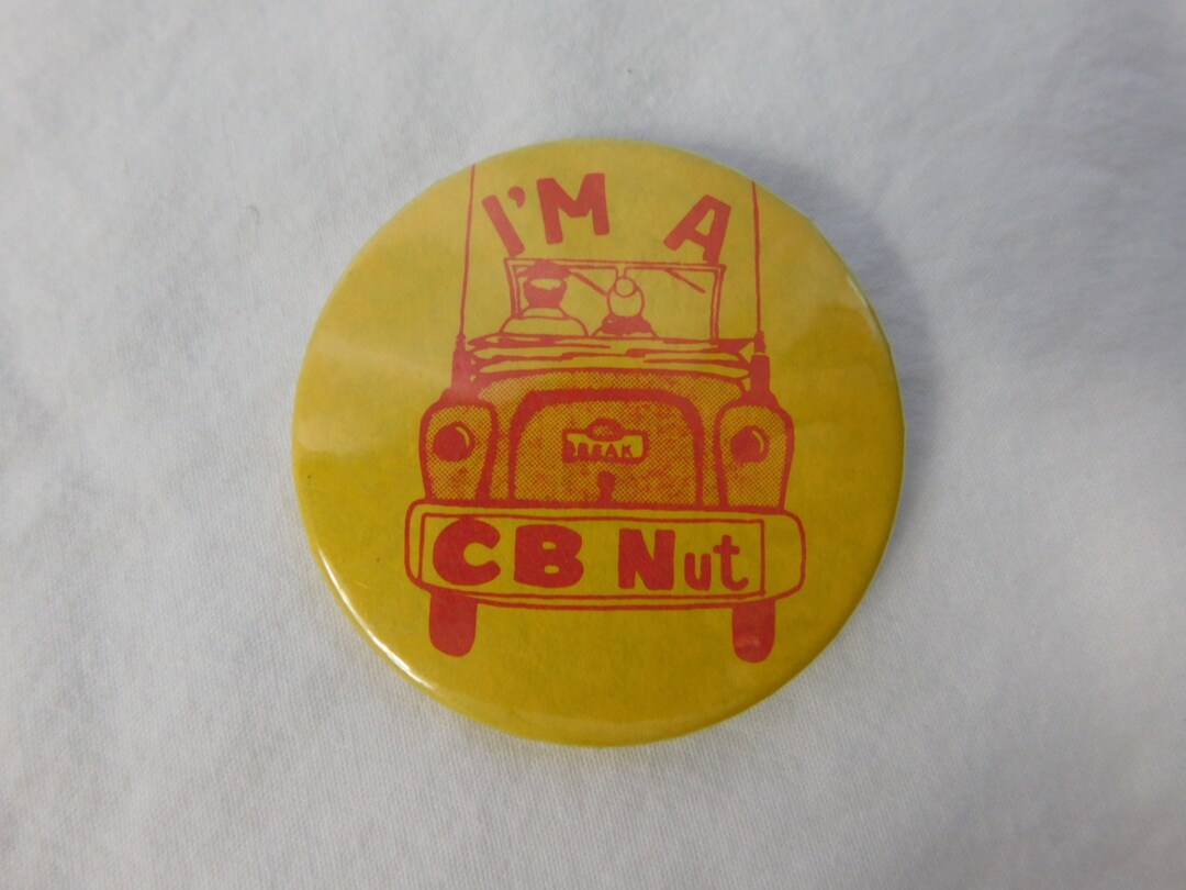 Vintage 1970s 70s New Old Stock Pinback I'm A C B Nut - Etsy