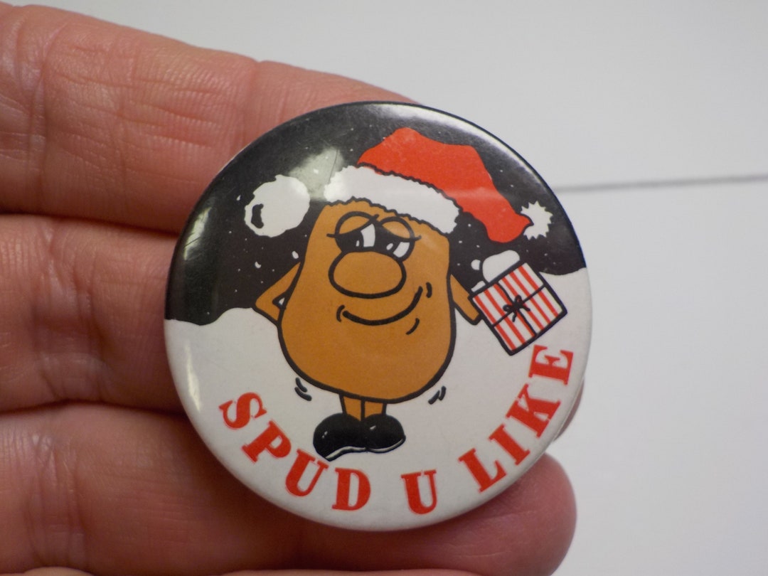 Vintage Spud U Like Restaurant Chain Store Christmas Pin Dr42 - Etsy