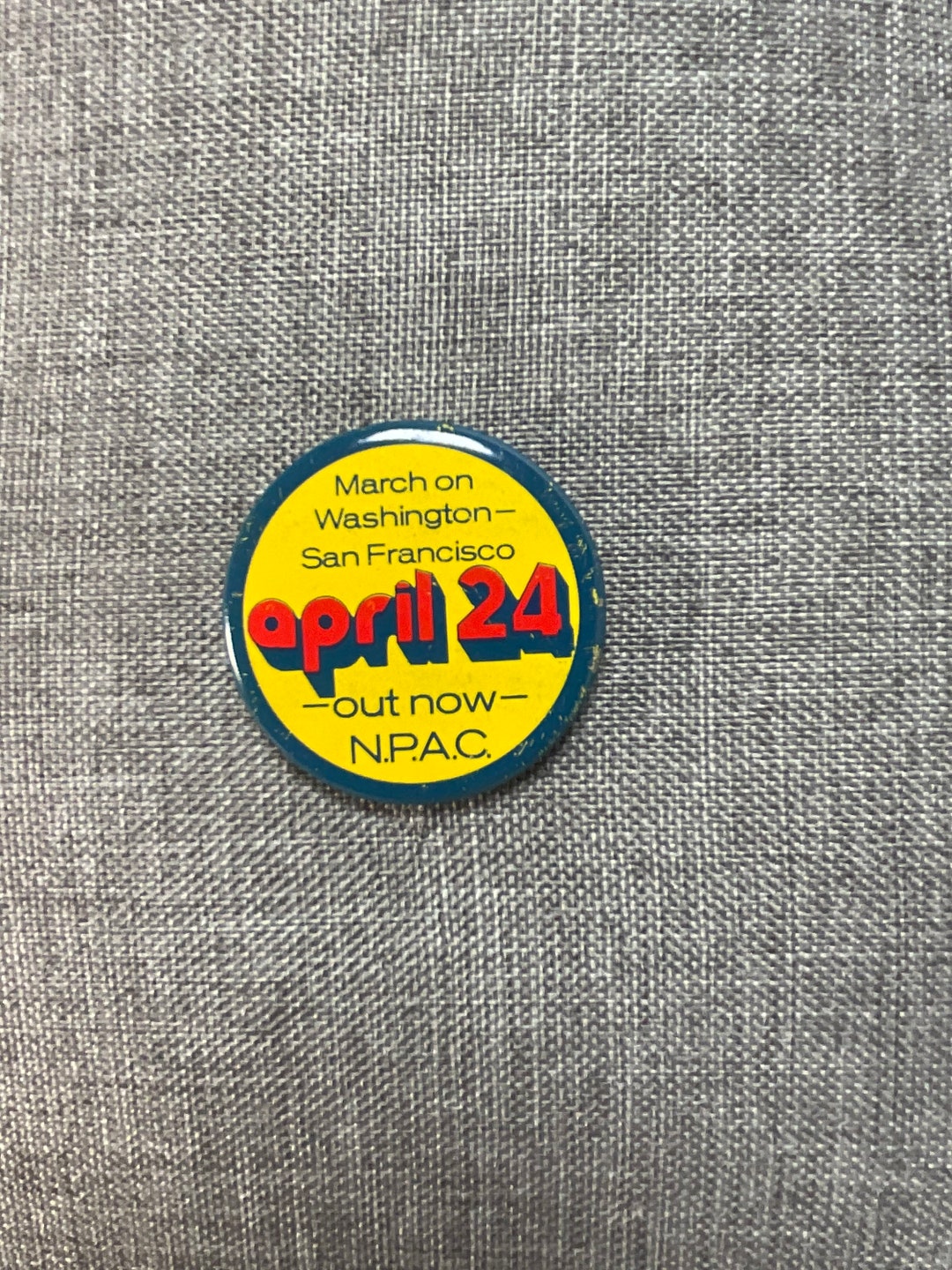 Vintage 1970's Vietnam War Era Protest Pin Back Button - Etsy