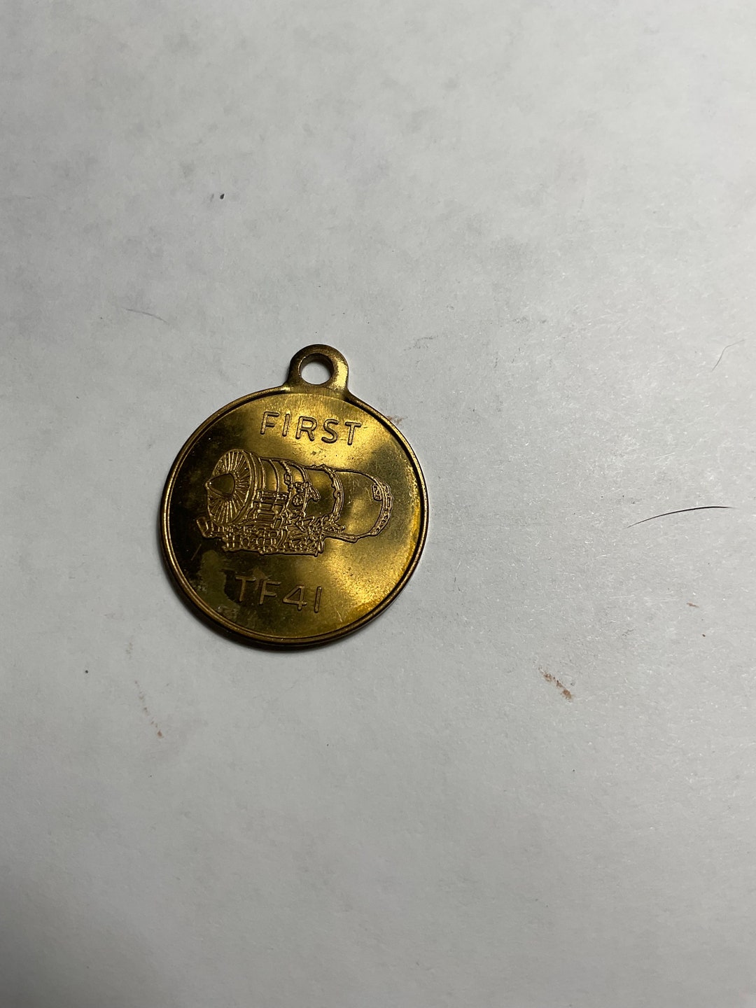 Vintage Fob Allison Transmission First TF41 Gold Tone Charm - Etsy