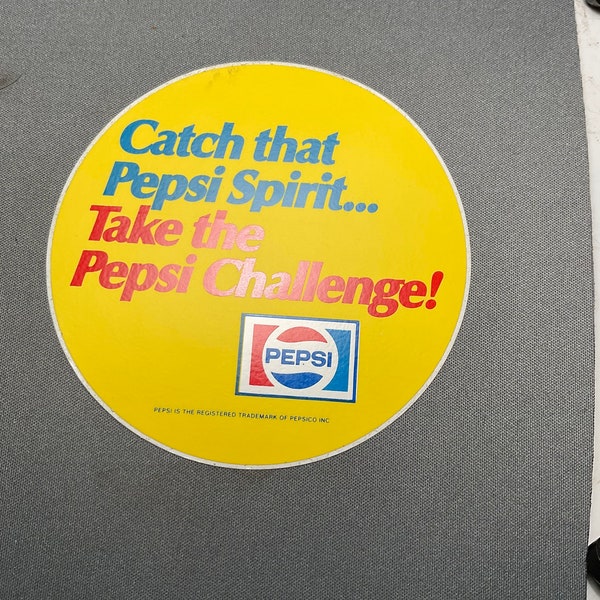 Vintage Pepsi Decal - Etsy