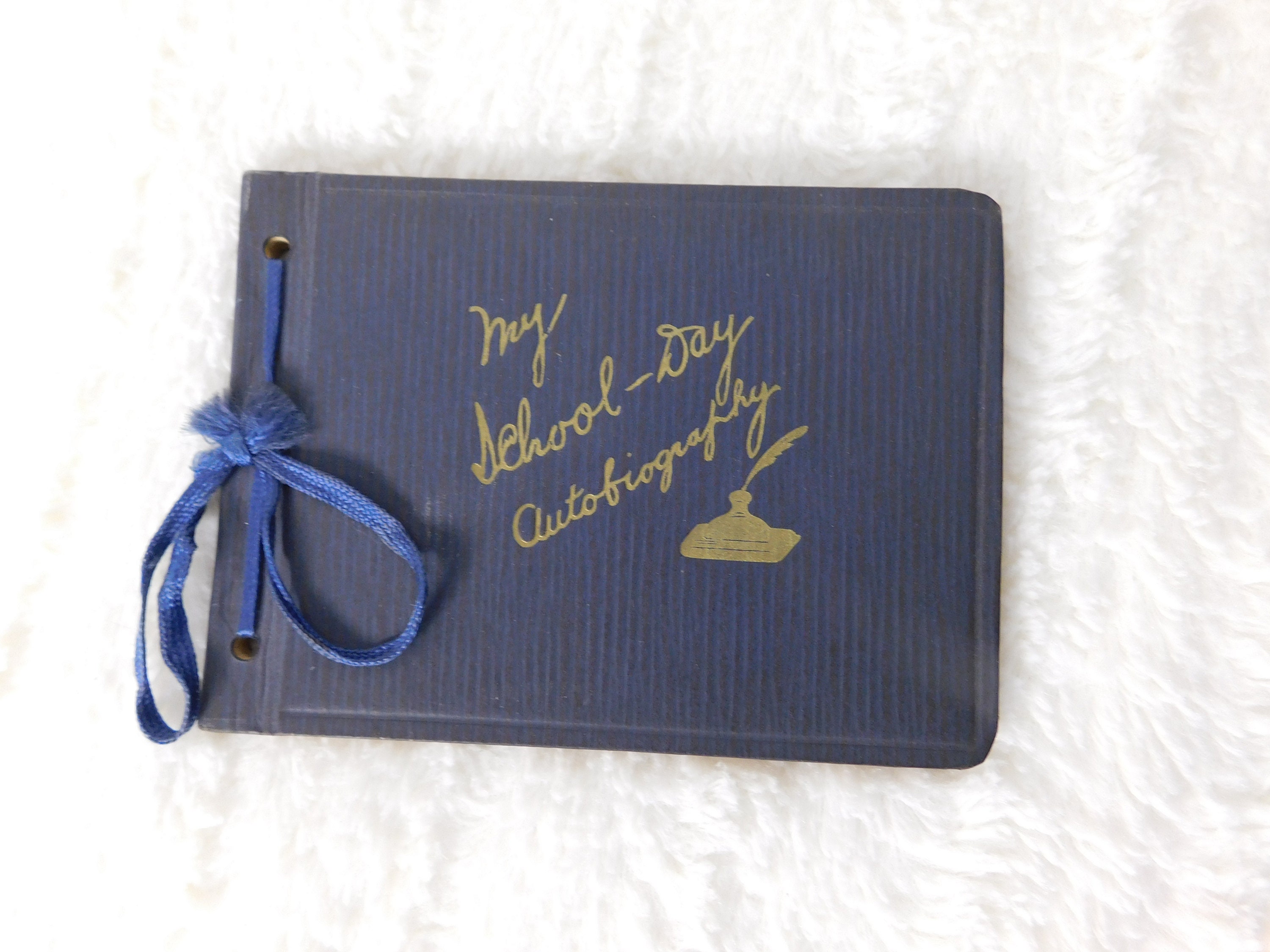 Art & Collectibles 1940's School Notebook Binder with Poems About some ...