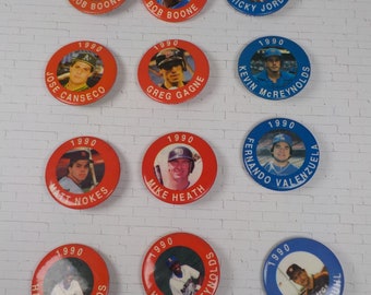Mlb Buttons - Etsy