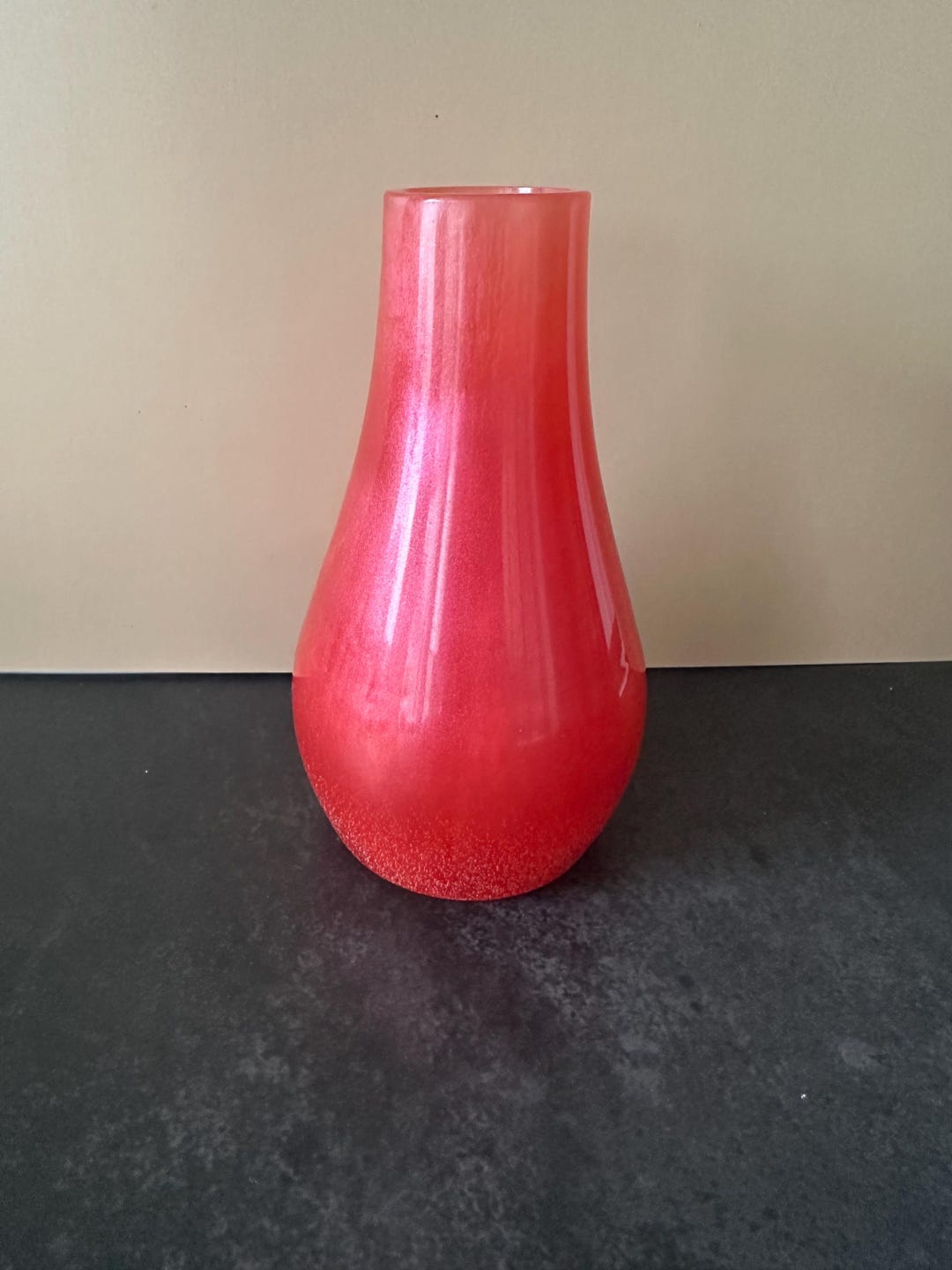 Bud Vase Made From Resin. Red in Color - Etsy