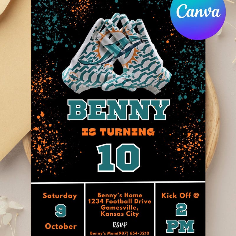 Birthday Invitation Miami - Etsy