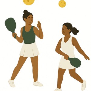 Pickleball Sticker Pack | Girls, Quotes & Puns | Accessories | Digital ...