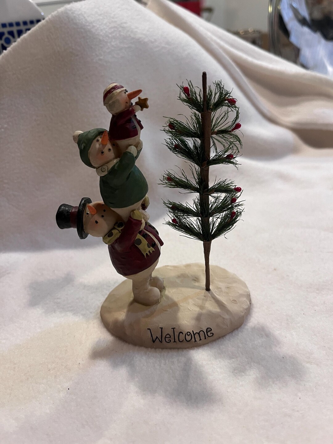 Suzi Skoglund Blossom Bucket | Snowman Angel Star Winter Primitive ...