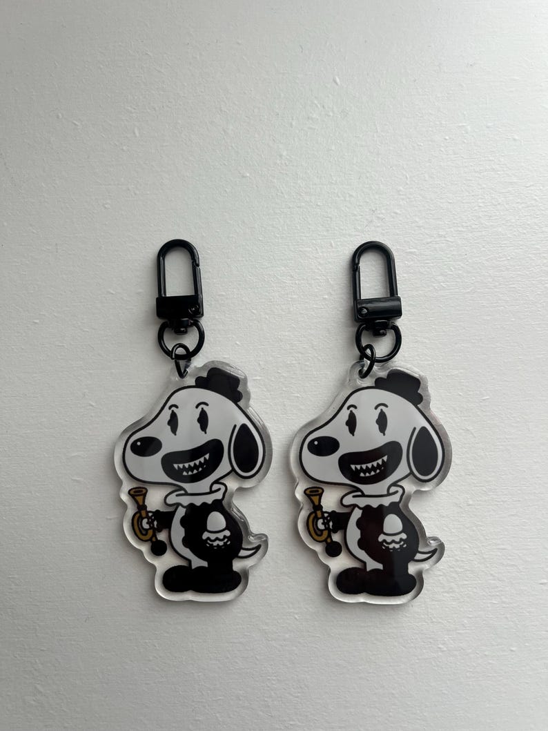 Snoopy X Art the Clown Terrifier Keychain - Etsy