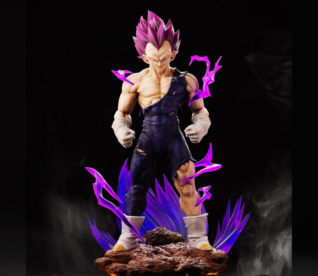 Dragon Ball, Vegeta Ultra Ego, Anime Prince Warrior Statue – Hand ...