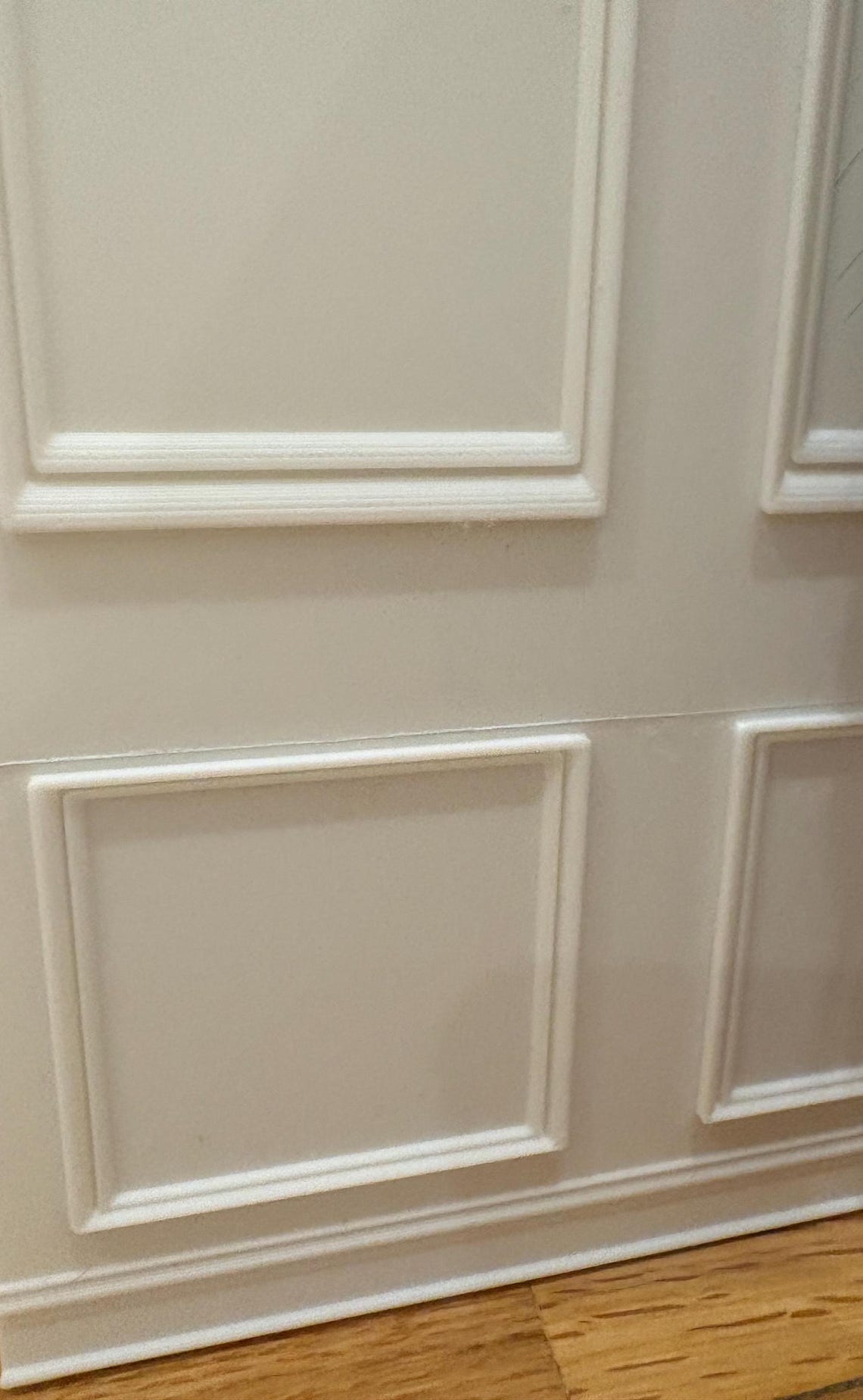 1:6 Scale - XL Shaker Style Wall Panelling – Miniature Diorama Backdrop ...